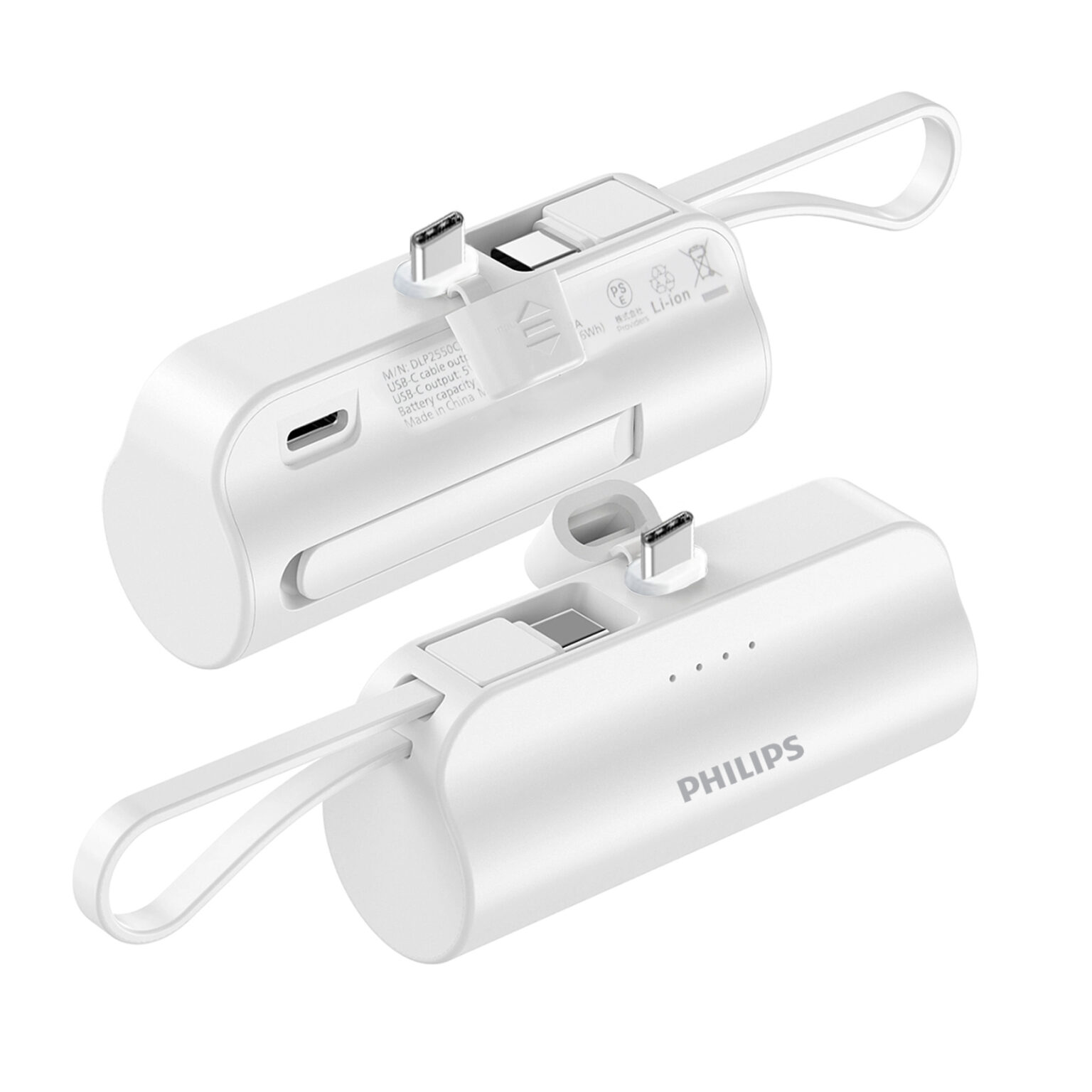 Philips 4800mAh Lightweight Power Bank White DLP2550CW – Blue nation ...