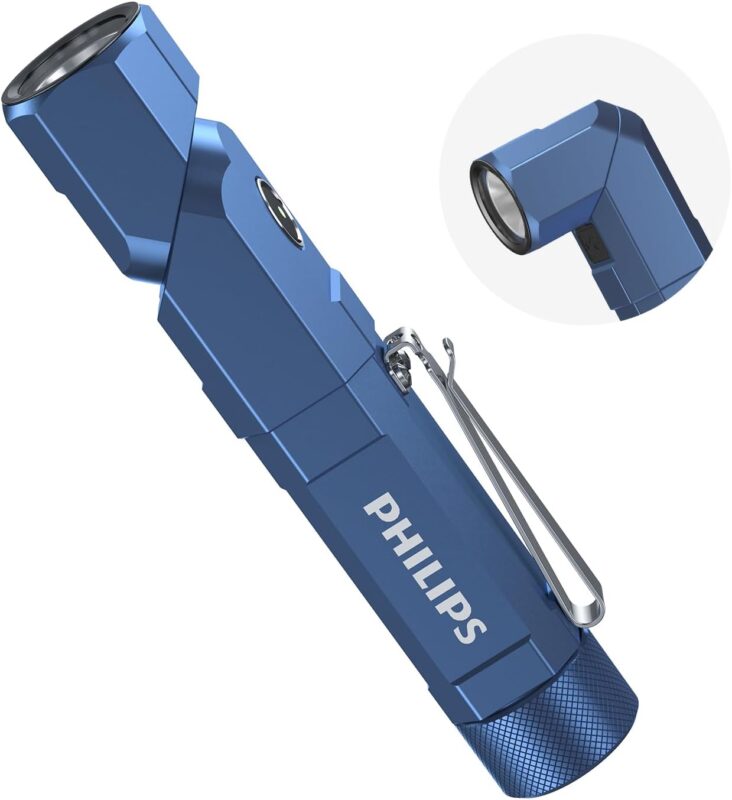 Philips LED Light Compact Flashlight Powerful Flashlight 1000 Lumens ...