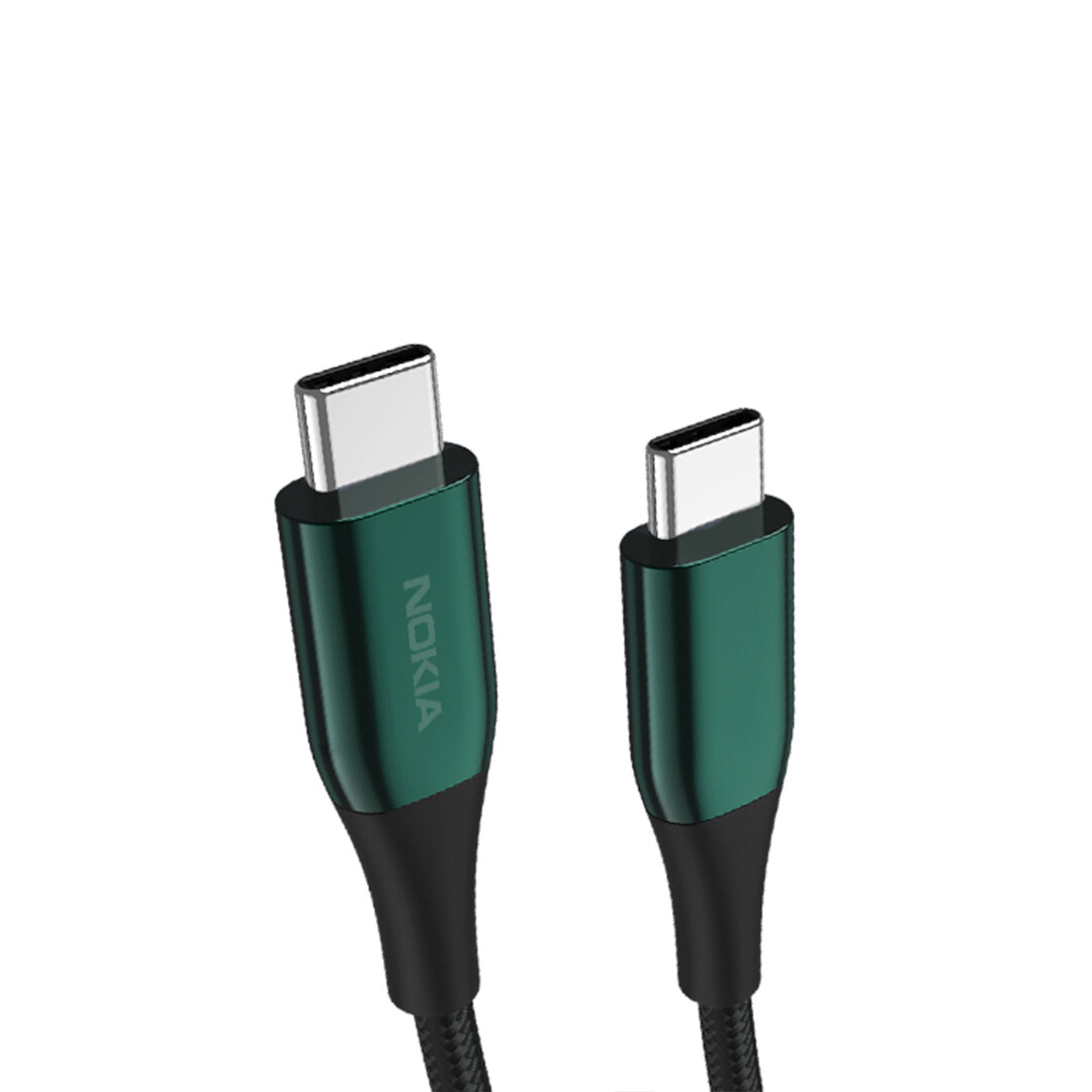 Nokia Pro Cable P8201C (Green) – 2m – USB-C to USB-C – Blue nation Tech Hub